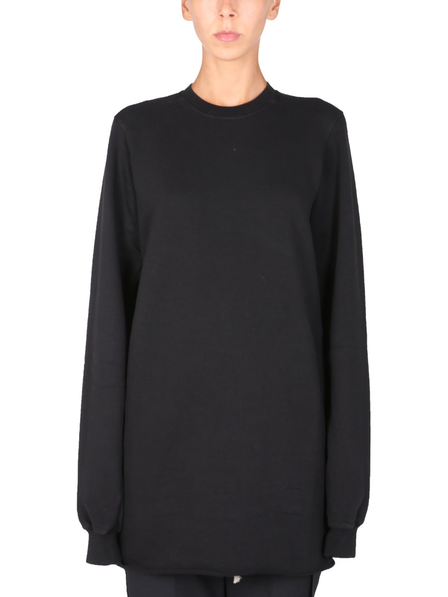 RICK OWENS DRKSHDW - "SUBHUMAN" COTTON SWEATSHIRT - Eleonora Bonucci