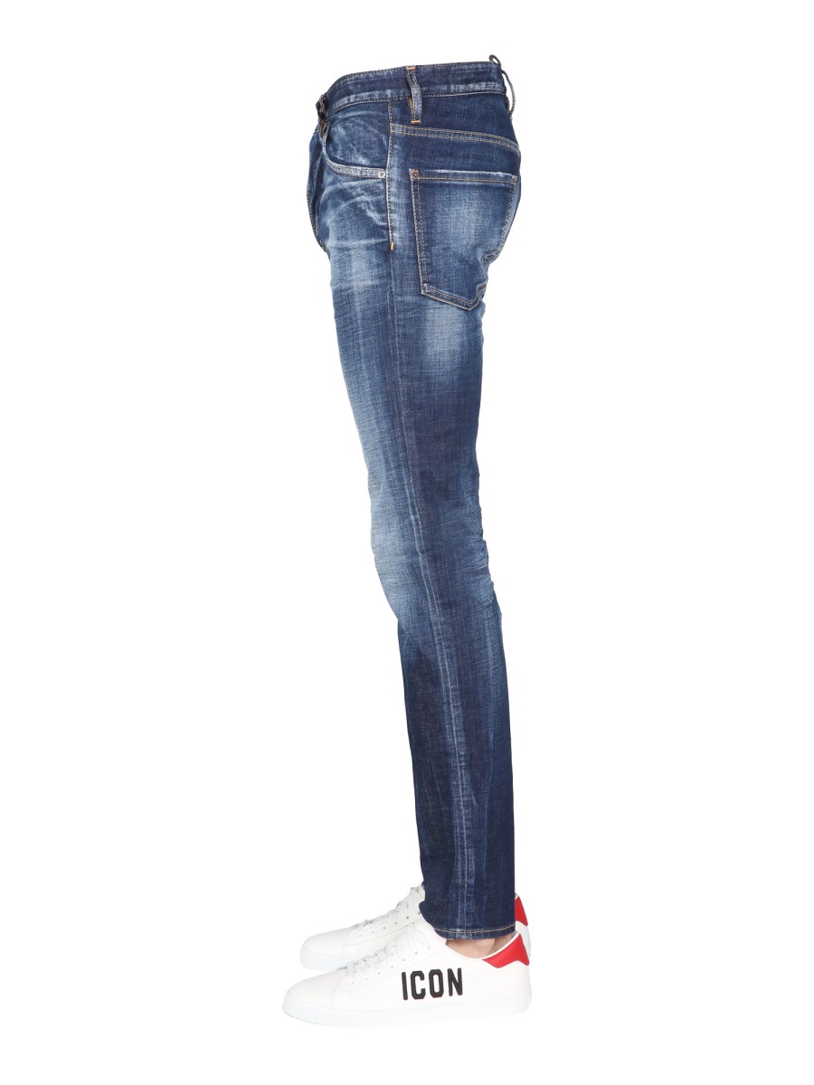DSQUARED - COOL GUY COTTON DENIM JEANS - Eleonora Bonucci