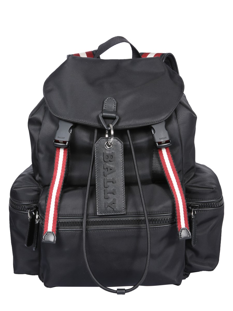 BALLY - SMALL CREW BACKPACK IN NYLON - Eleonora Bonucci