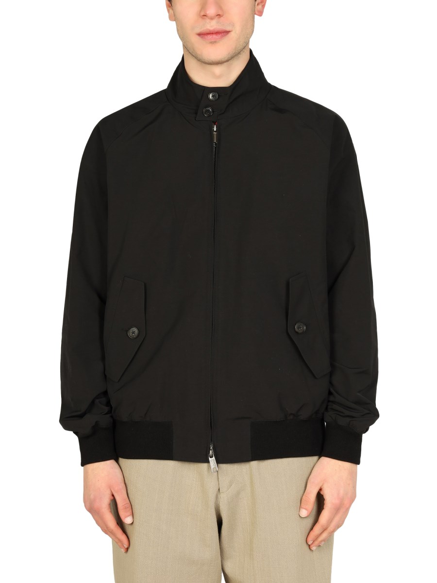 BARACUTA - TECHNICAL FABRIC ZIPPER CLOSURE JACKET - Eleonora Bonucci