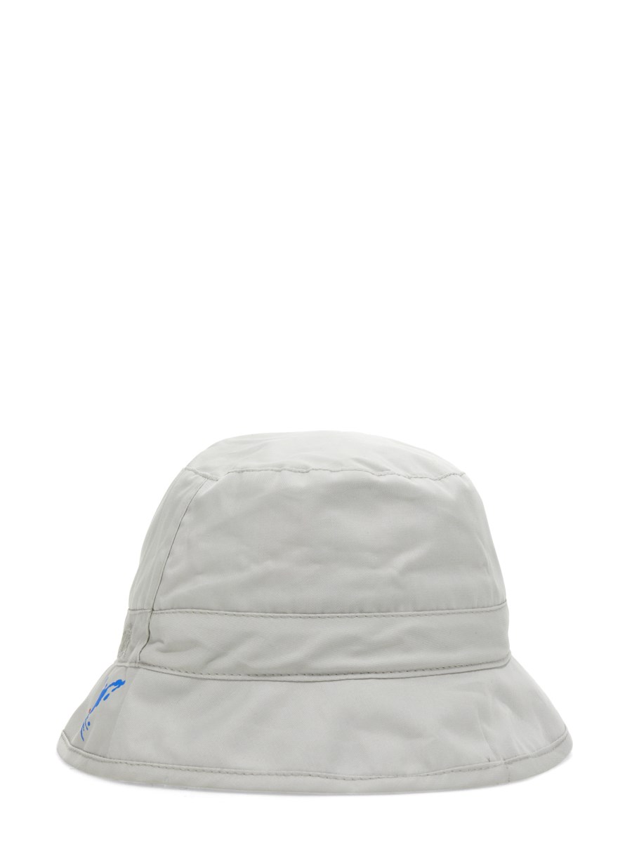 BARACUTA X MR. SLOWBOY - COTTON BUCKET HAT WITH PRINT AND EMBROIDERY ...