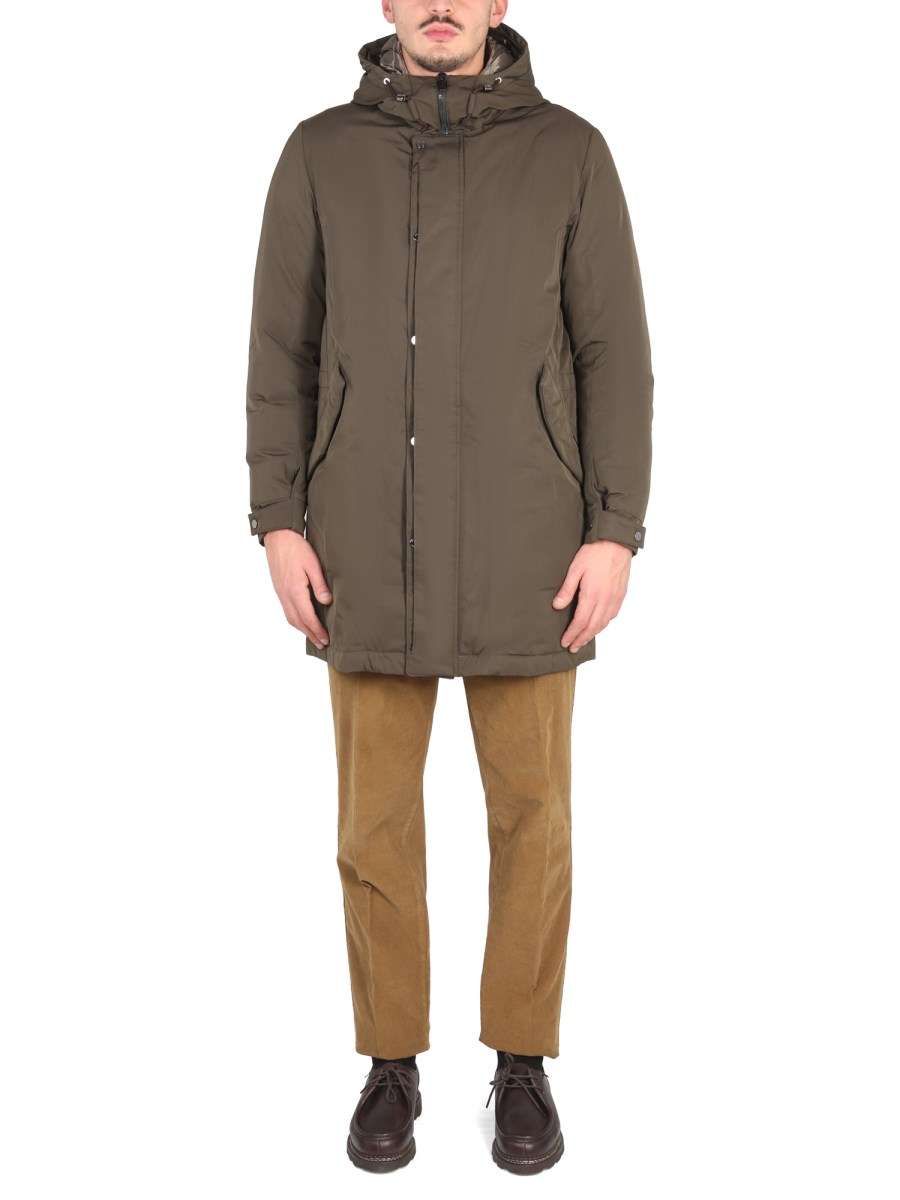 MOORER - MARCO JACKET WITH HOOD - Eleonora Bonucci