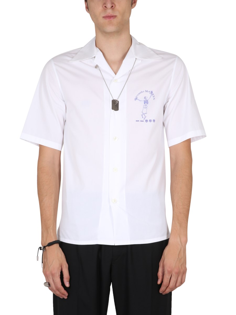 ALEXANDER McQUEEN - COTTON "SKULL" PRINT SHIRT - Eleonora Bonucci