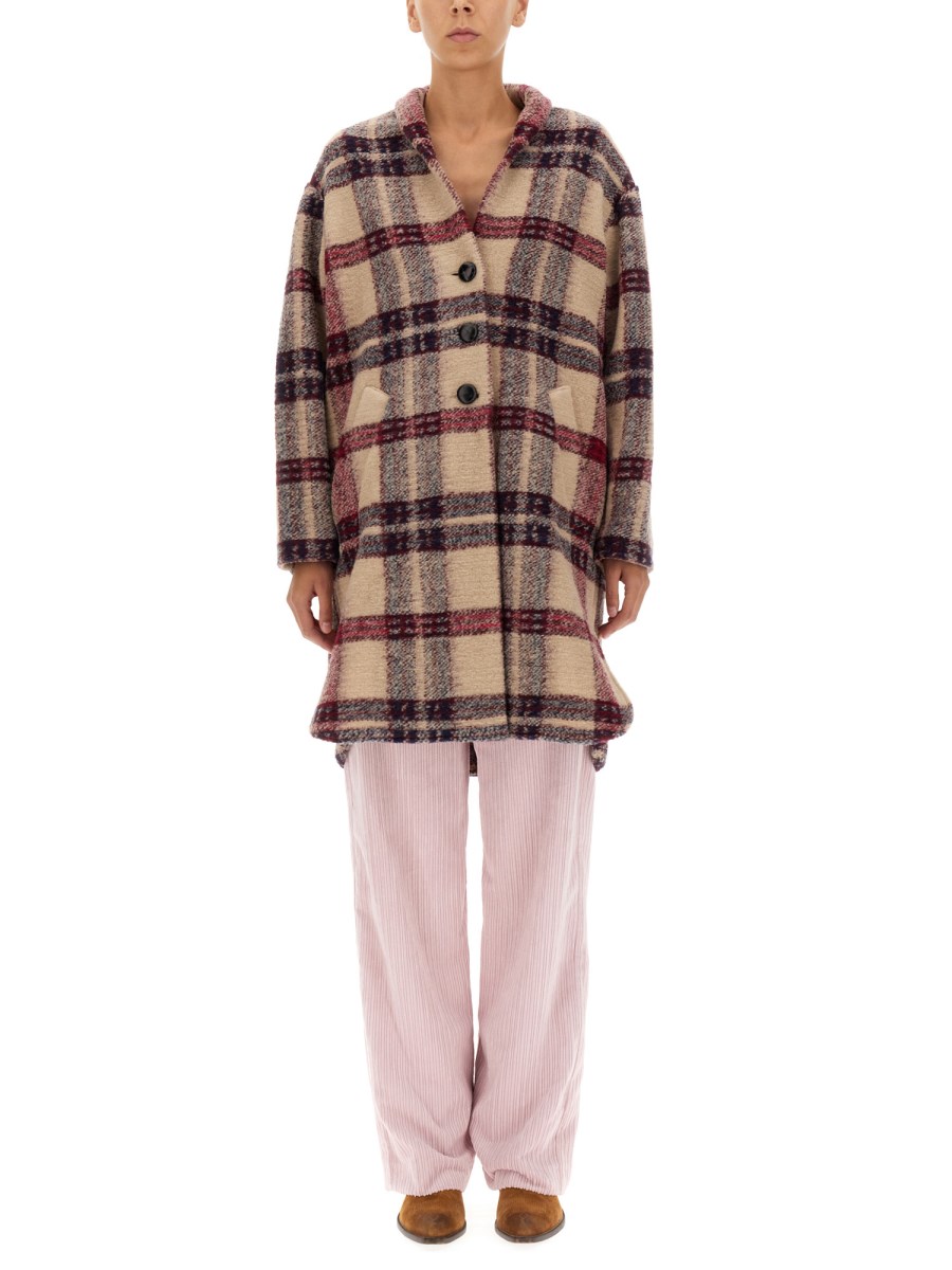 MARANT ÉTOILE - WOOL BLEND "GABRIEL" COAT - Eleonora Bonucci