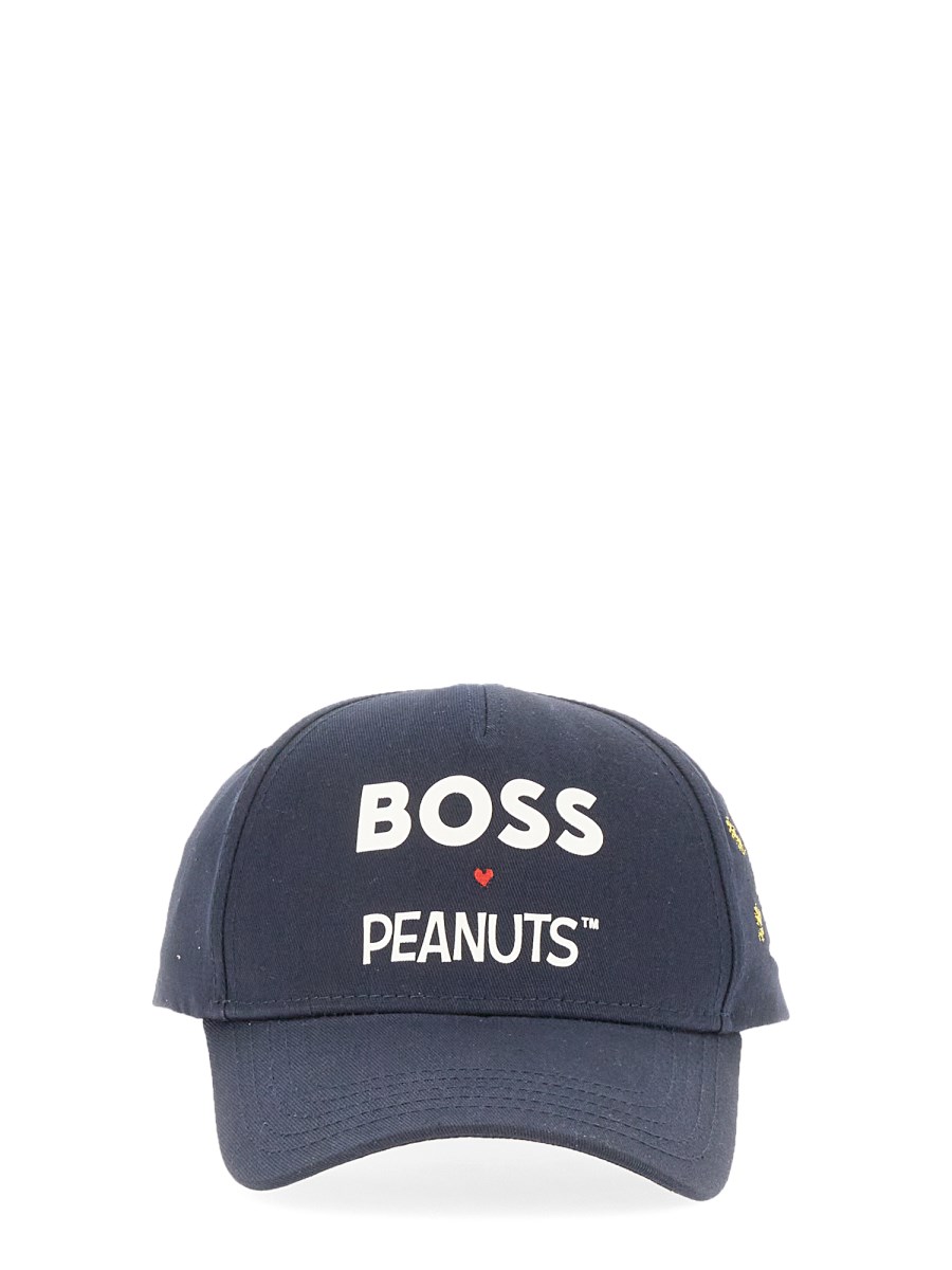 BOSS X PEANUTS - COTTON BASEBALL CAP WITH LOGO - Eleonora Bonucci