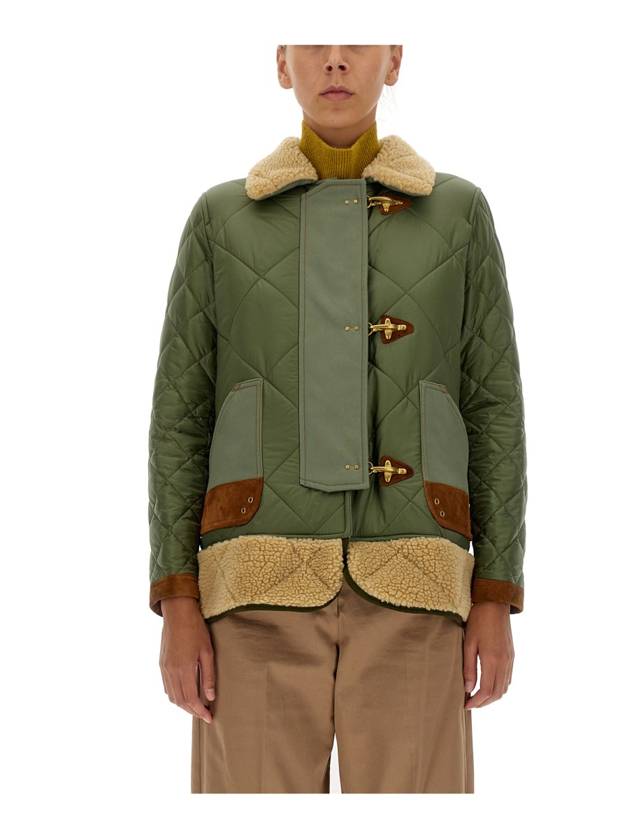 FAY - THREE-HOOK QUILTED JACKET - Eleonora Bonucci