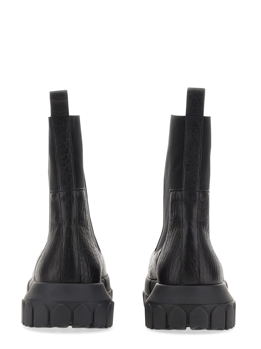 RICK OWENS - BOZO TRACTOR LEATHER BEATLE BOOT - Eleonora Bonucci RICK OWENS - BOZO TRACTOR LEATHER BEATLE BOOT - Eleonora Bonucci