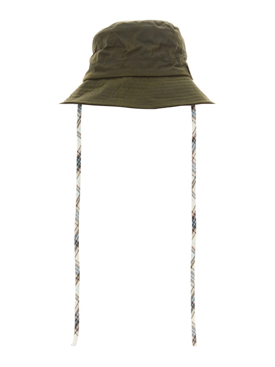 BARBOUR - BARBOUR X ALEXACHUNG GHILLIE WAX COTTON HAT BARBOUR - BARBOUR X ALEXACHUNG GHILLIE WAX COTTON HAT