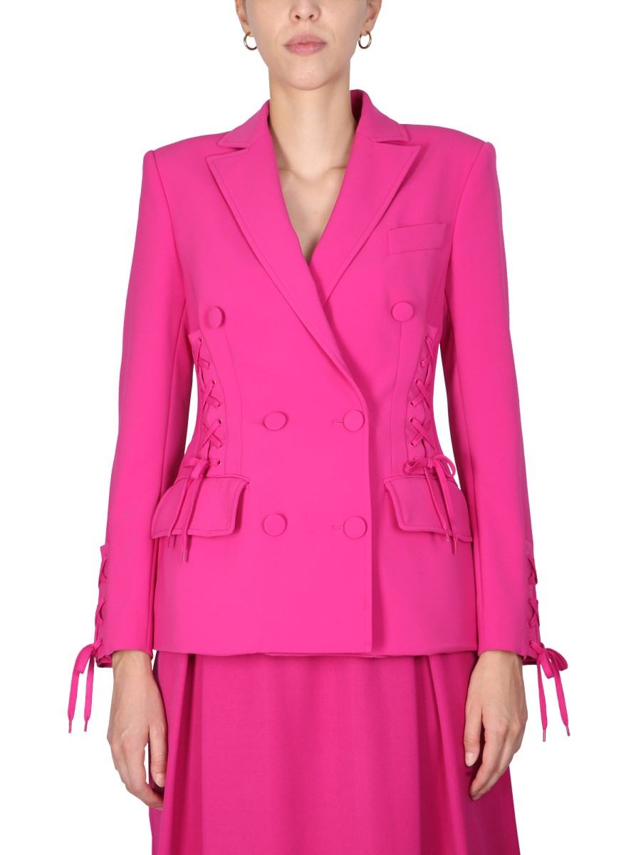 MOSCHINO - DOUBLE-BREASTED CREPE JACKET - Eleonora Bonucci