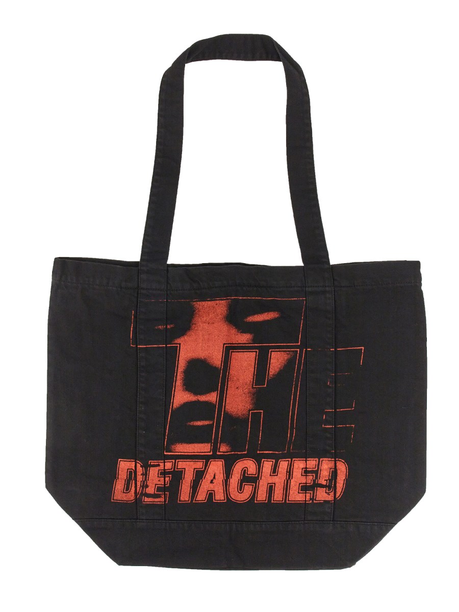 RAF SIMONS - COTTON LOGO SHOULDER BAG - Eleonora Bonucci