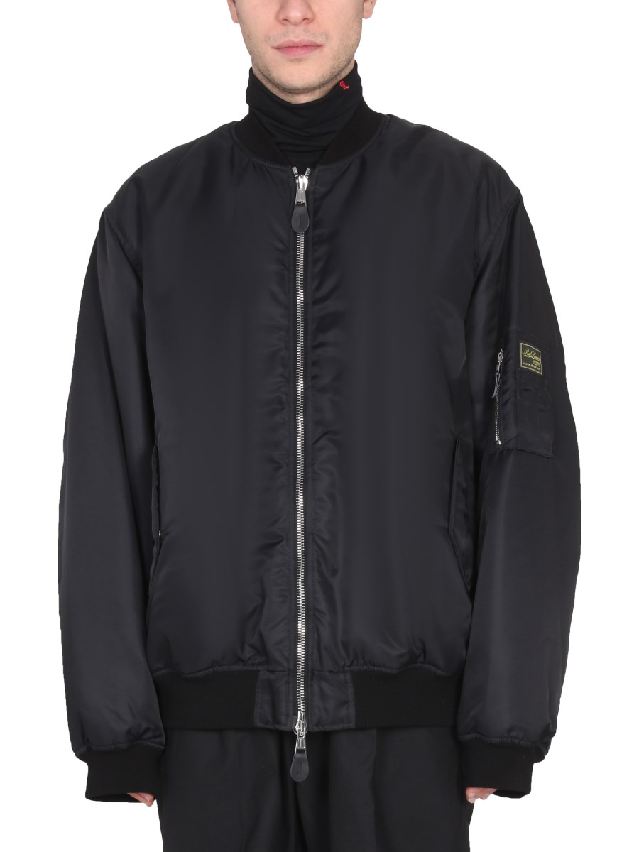 RAF SIMONS - BOMBER JACKET WITH LOGO - Eleonora Bonucci