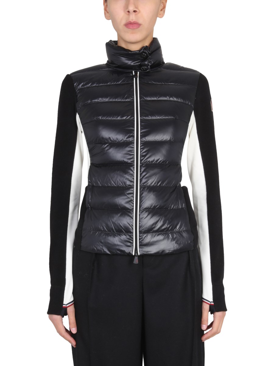 MONCLER GRENOBLE - NYLON ZIPPERED PADDED CARDIGAN - Eleonora Bonucci