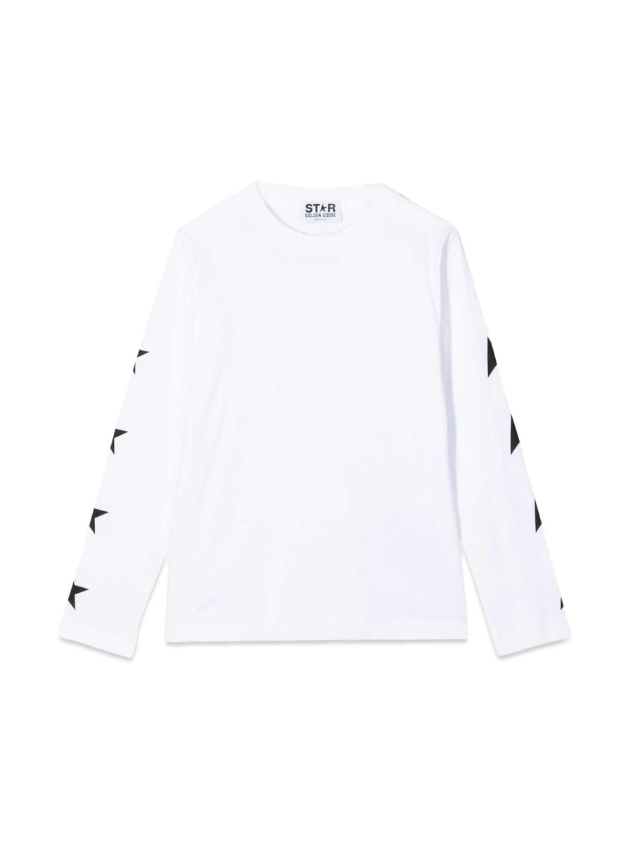 GOLDEN GOOSE - multistar long sleeve t-shirt - Eleonora Bonucci