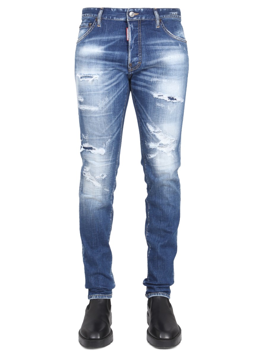 DSQUARED - COOL GUY JEANS IN COTTON DNIM - Eleonora Bonucci