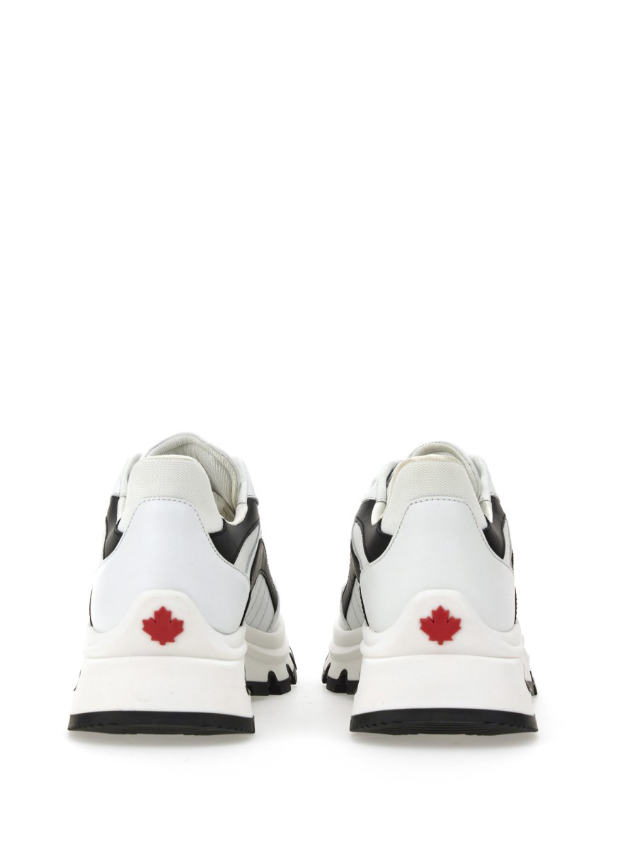 DSQUARED - RUN DS2 LEATHER SNEAKER - Eleonora Bonucci