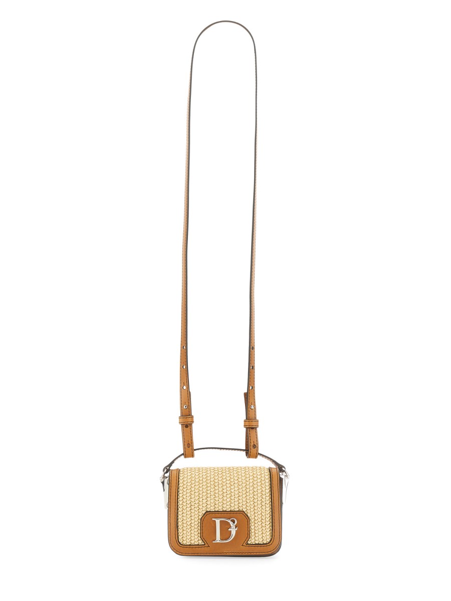 DSQUARED - RAFFIA JUNGLE SHOULDER BAG - Eleonora Bonucci