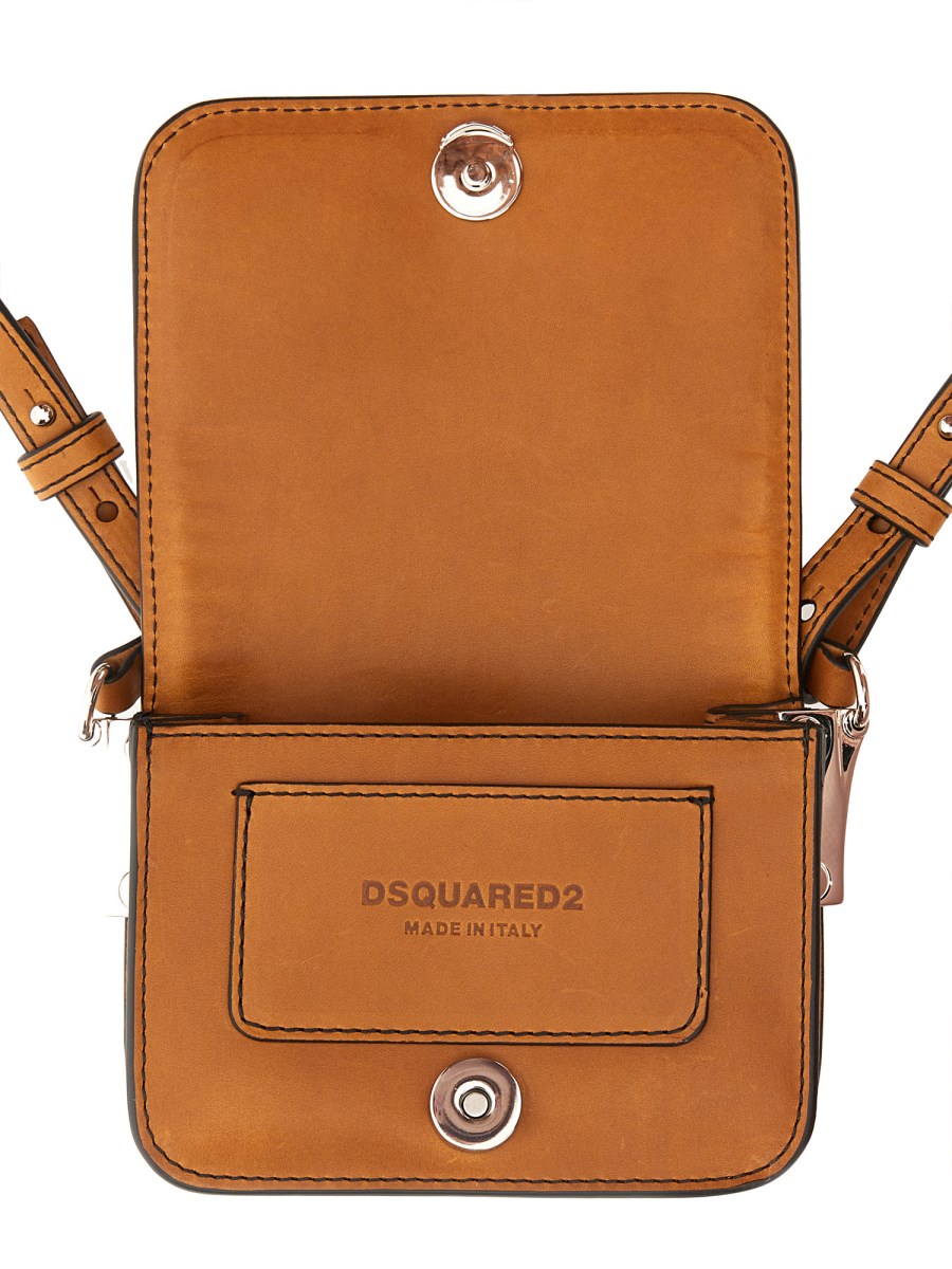 DSQUARED - RAFFIA JUNGLE SHOULDER BAG - Eleonora Bonucci