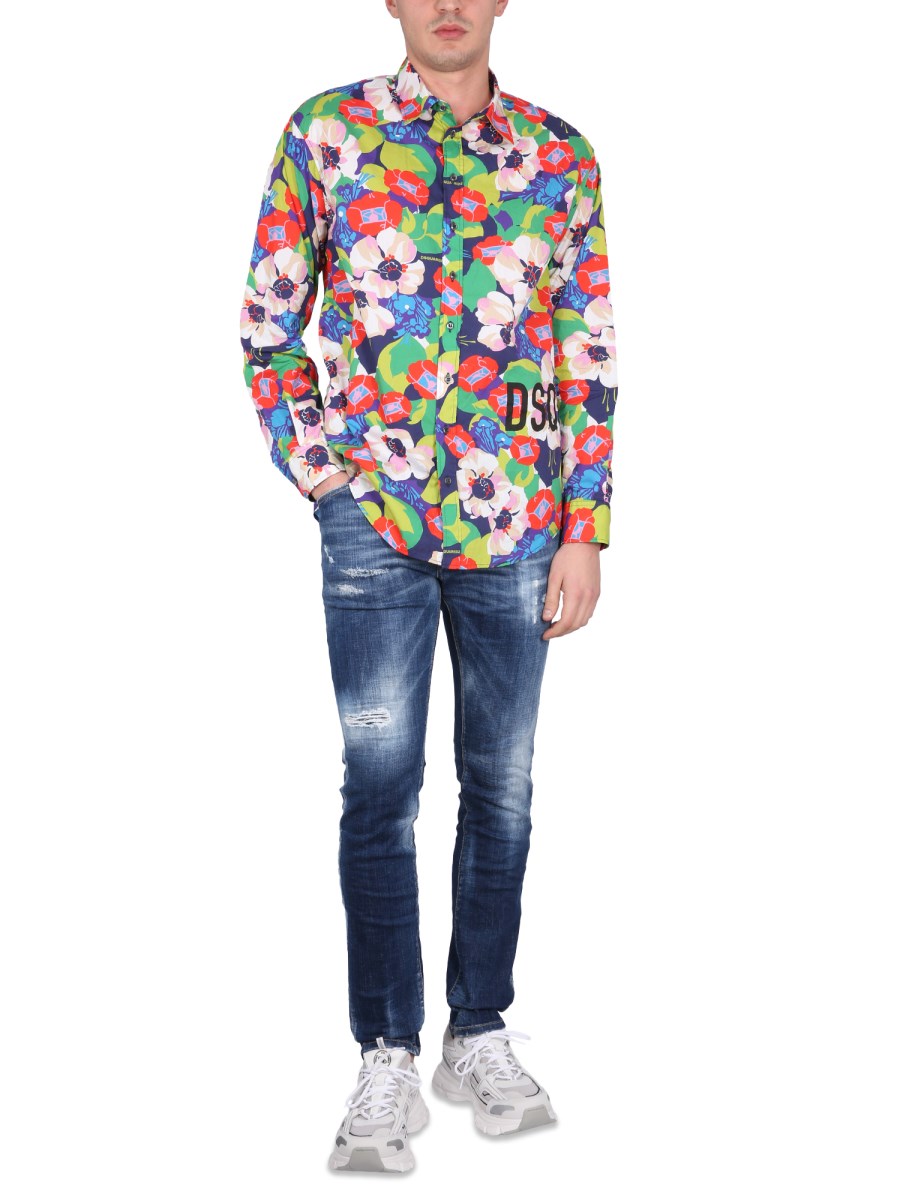 DSQUARED - COOL GUY JEANS IN COTTON DENIM - Eleonora Bonucci