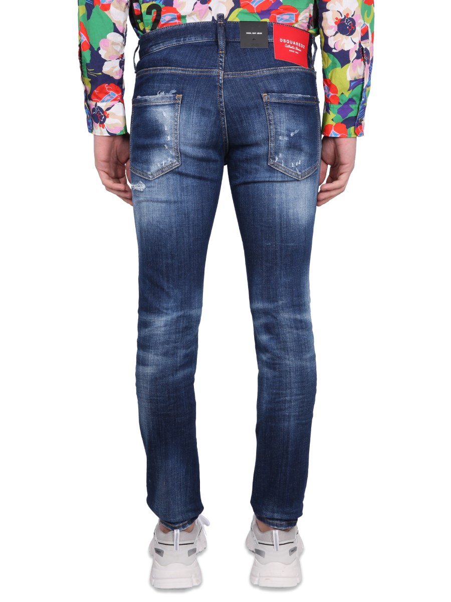 DSQUARED - COOL GUY JEANS IN COTTON DENIM - Eleonora Bonucci