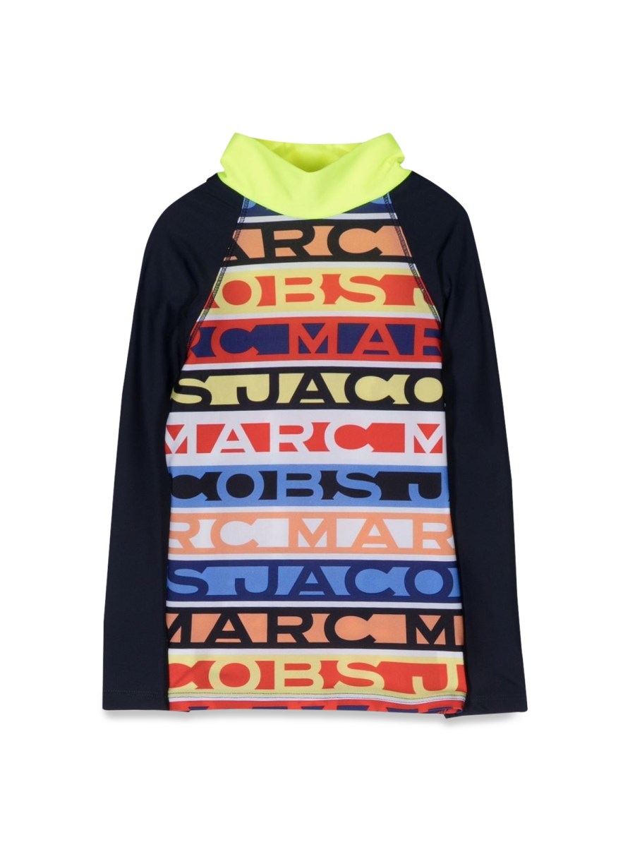 MARC JACOBS - ml t-shirt uv protection logo allover - Eleonora Bonucci