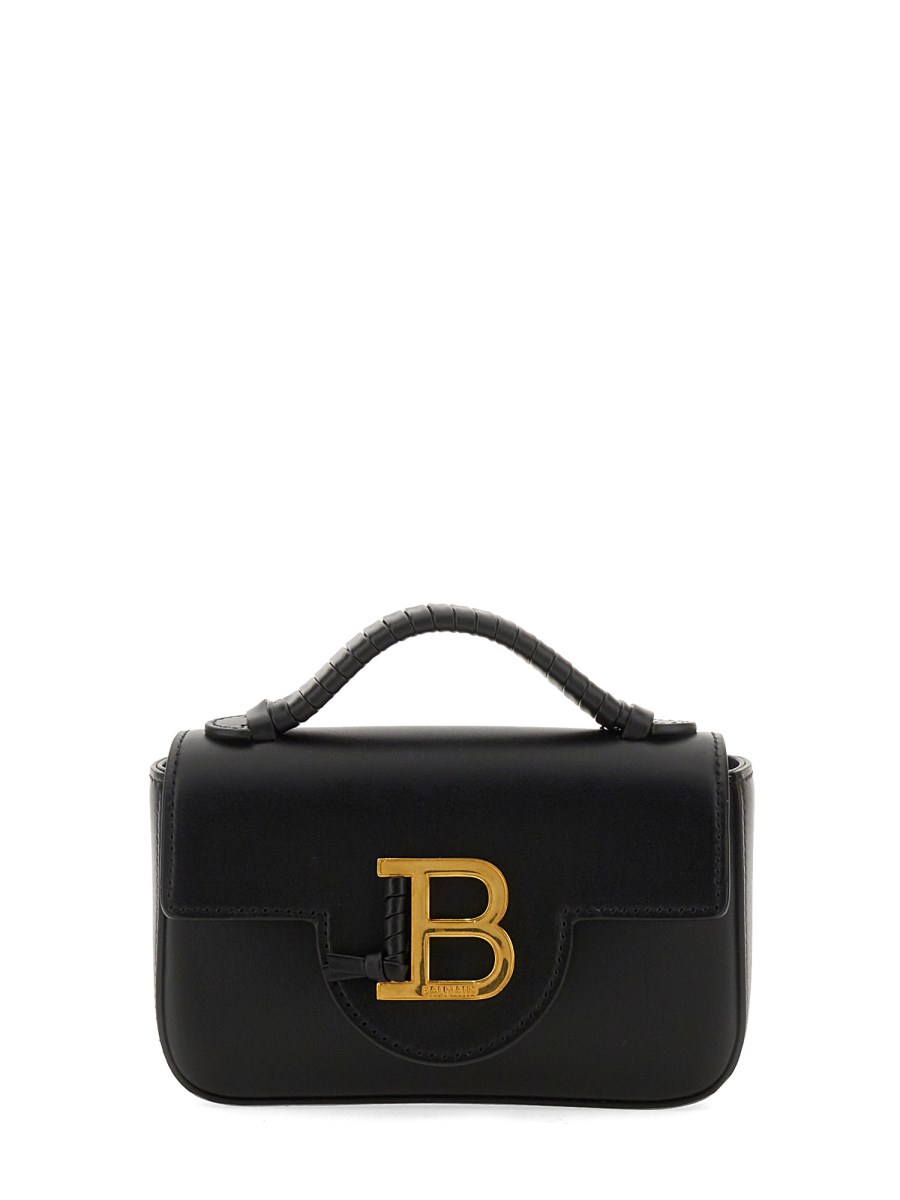 BALMAIN - B-BUZZ LEATHER HANDBAG - Eleonora Bonucci