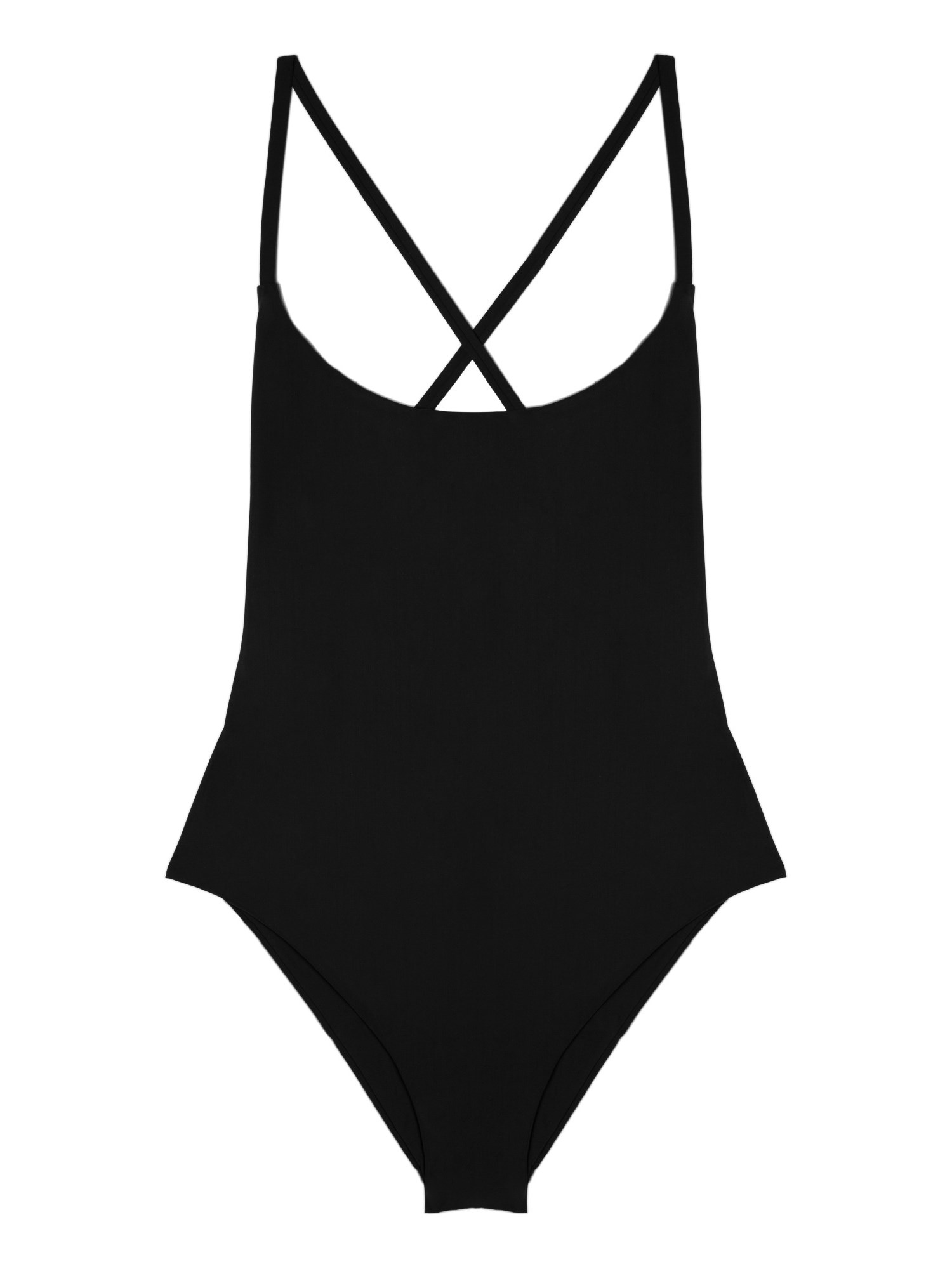 Lido Cross Back One Piece Swimsuit In Black | ModeSens