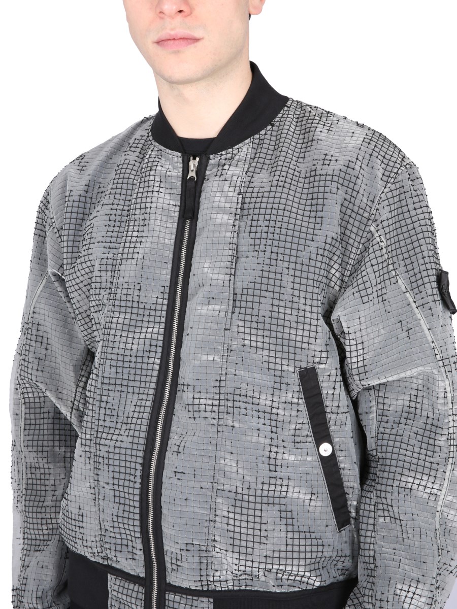 STONE ISLAND SHADOW PROJECT - BOMBER DISTORTED RIPSTOP ORGANZA-TC ...