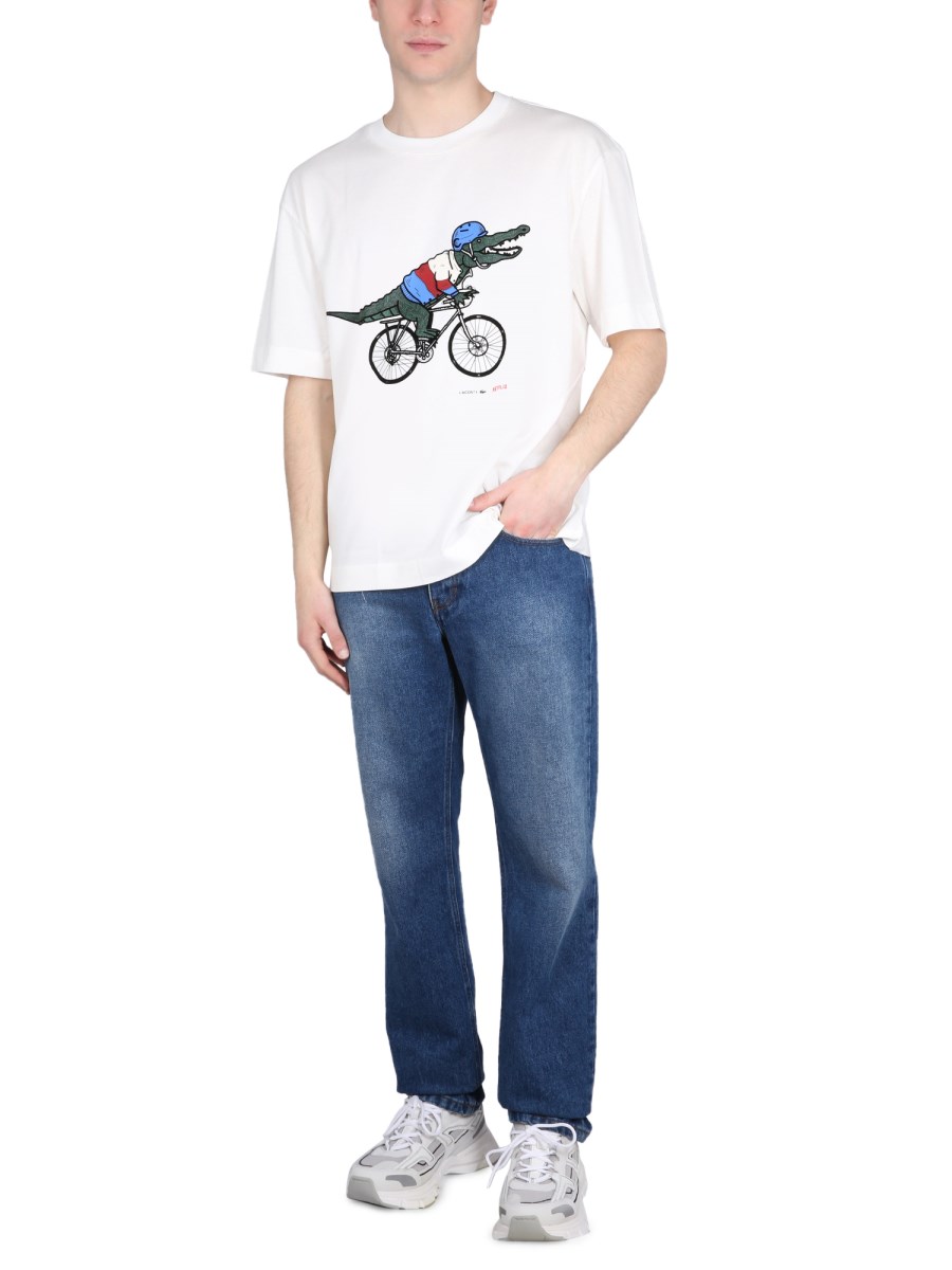 Lacoste Lacoste X Sex Education Organic Cotton Polo Shirt Eleonora