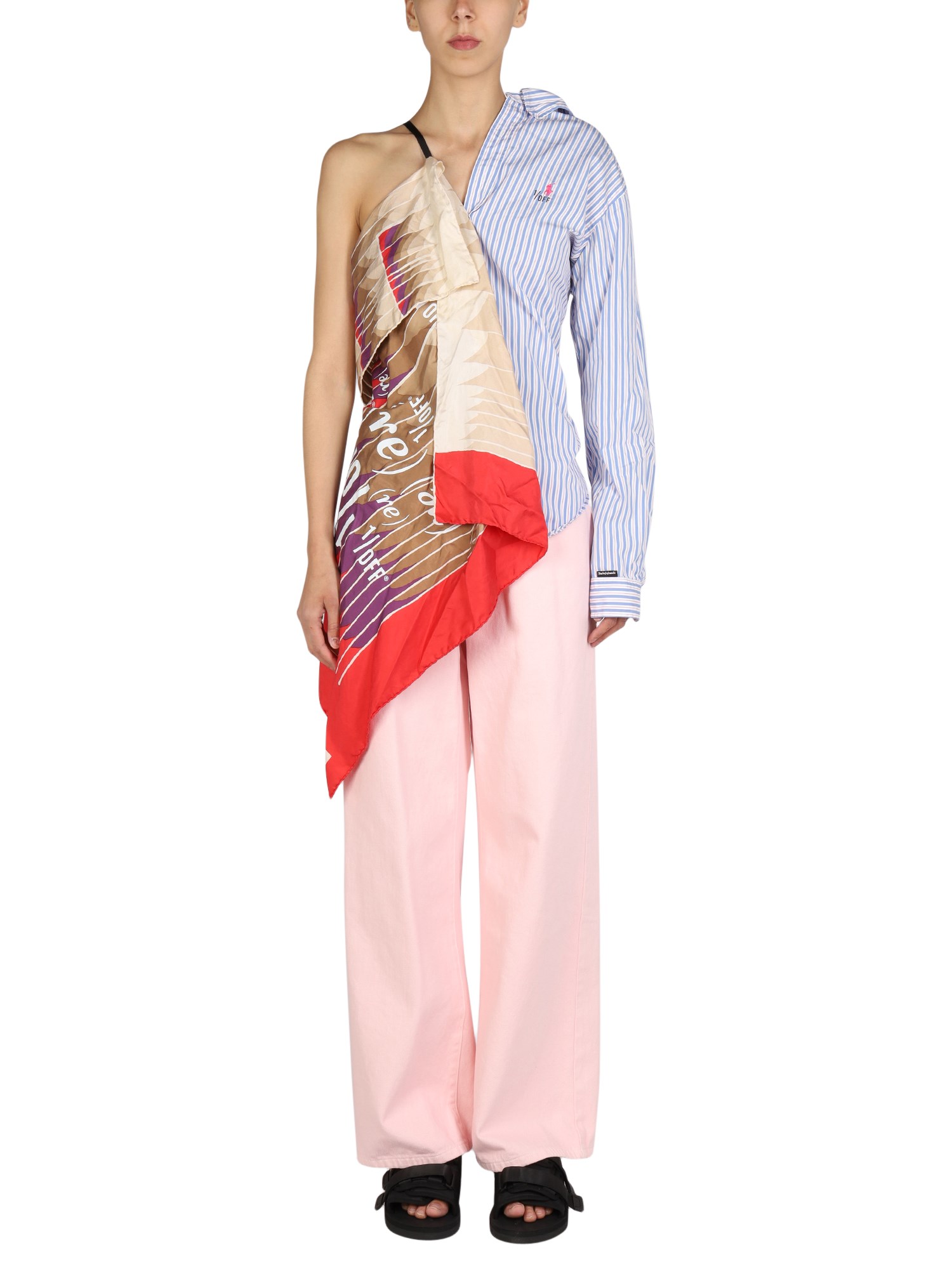 1/off Remade Shirt Dress In Multi | ModeSens