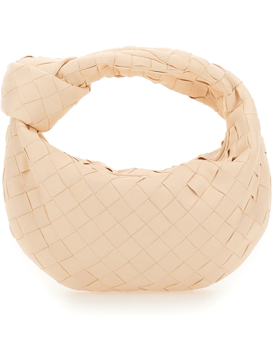 BOTTEGA VENETA - MINI JODIE LEATHER BAG WITH WOVEN PATTERN - Eleonora ...