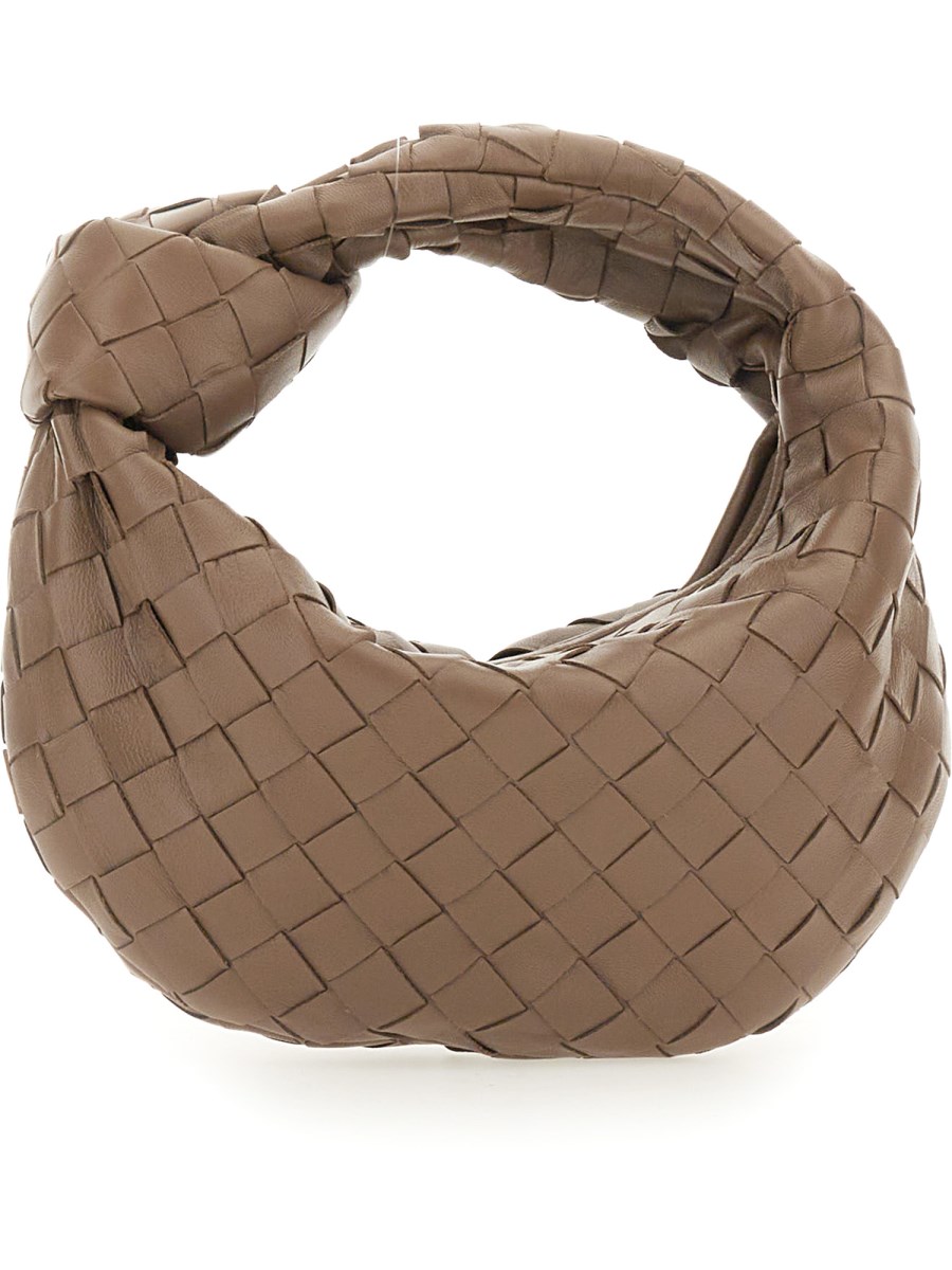 BOTTEGA VENETA - MINI JODIE LEATHER BAG WITH WOVEN PATTERN - Eleonora ...