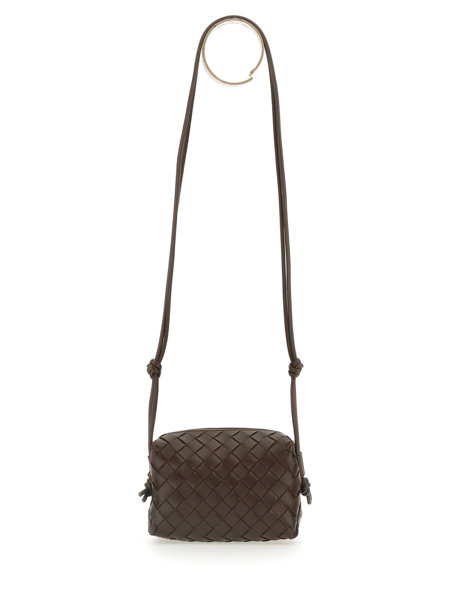 BOTTEGA VENETA - MINI LEATHER BAG WITH WOVEN PATTERN - Eleonora Bonucci