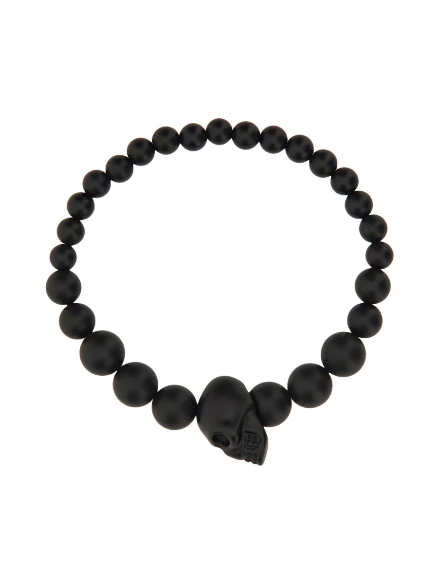 ALEXANDER McQUEEN - SKULL BRACELET WITH PEARLS - Eleonora Bonucci