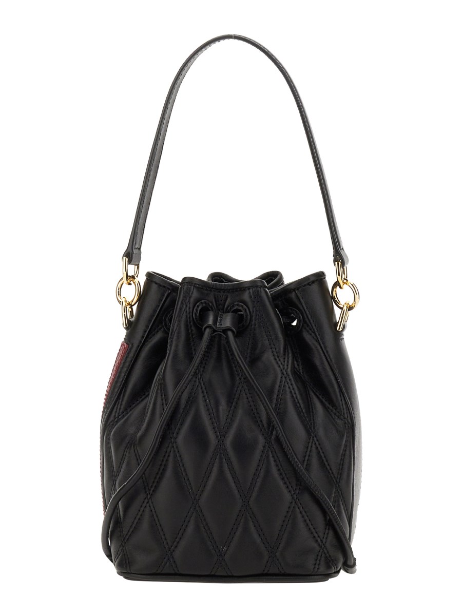 BALLY - LEATHER BUCKET BAG - Eleonora Bonucci