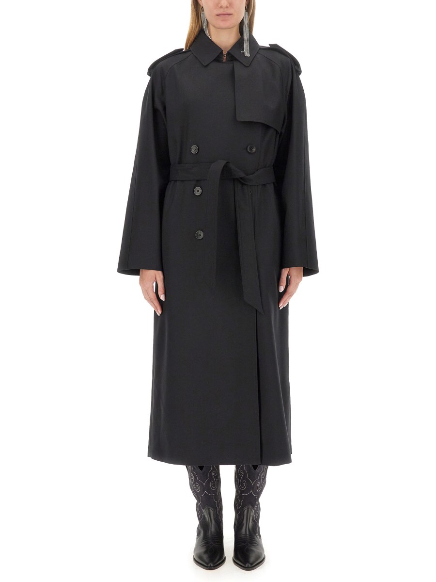 ISABEL MARANT - BELTED COAT - Eleonora Bonucci