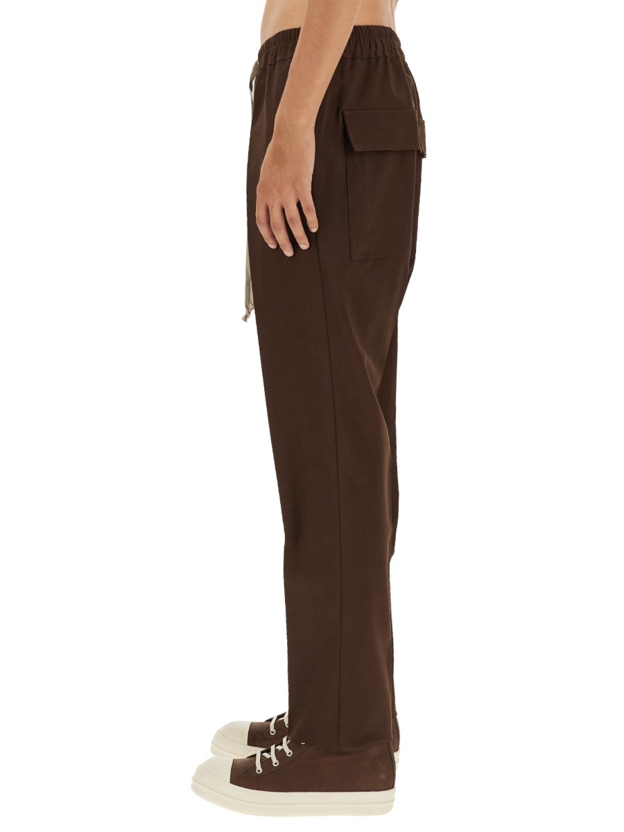 RICK OWENS - WOOL DRAWSTRING PANTS - Eleonora Bonucci RICK OWENS - WOOL DRAWSTRING PANTS - Eleonora Bonucci