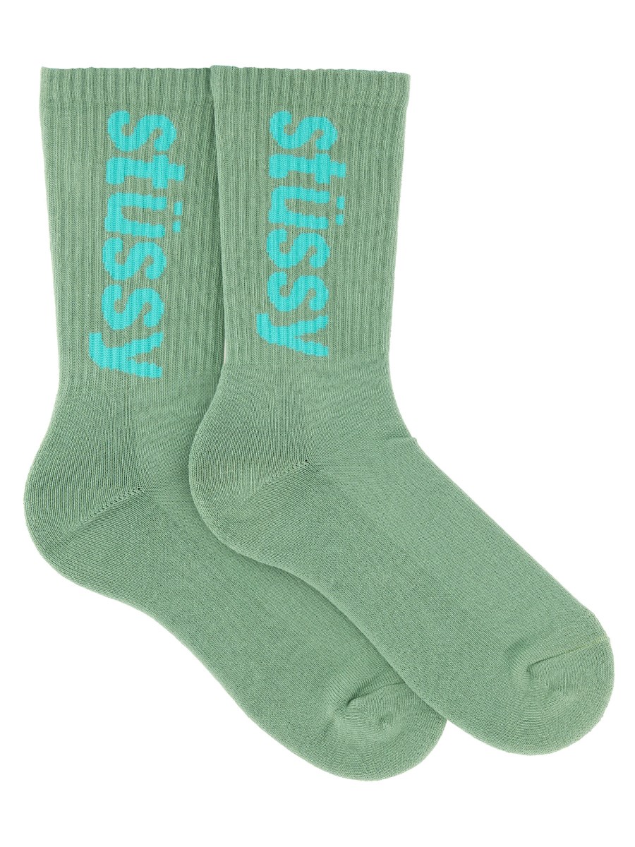 STUSSY HELVETICA SOCKS Eleonora Bonucci