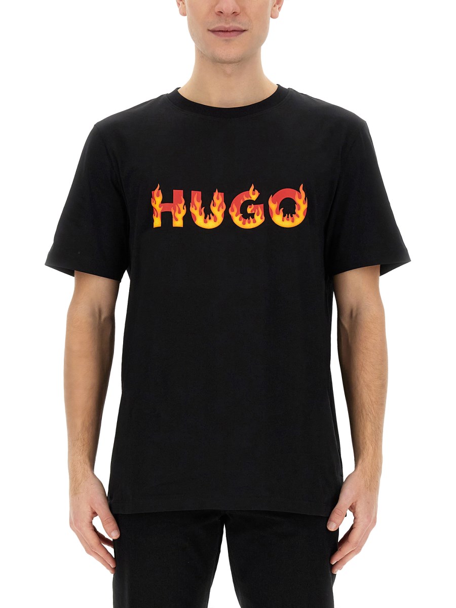 HUGO - T-SHIRT WITH LOGO - Eleonora Bonucci