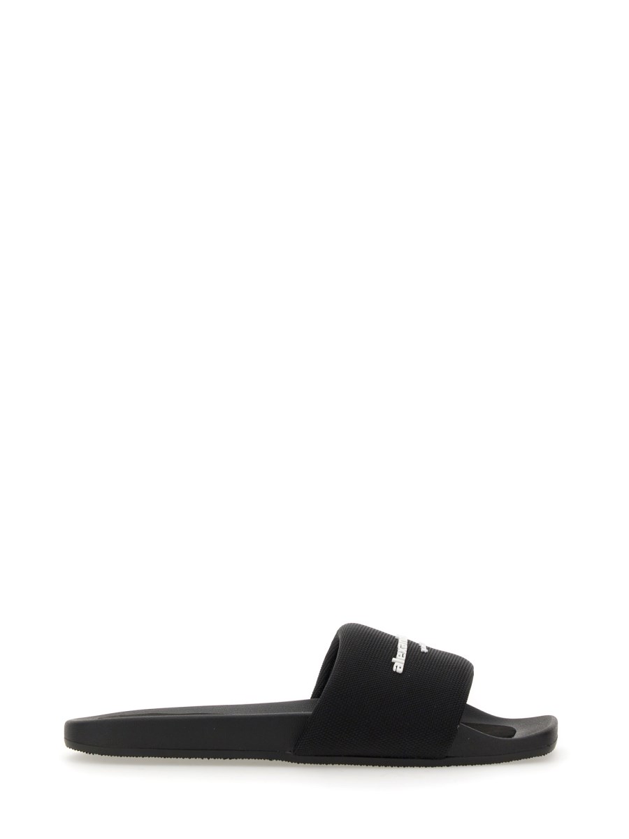 ALEXANDER WANG - NYLON SLIDE AW SANDAL - Eleonora Bonucci