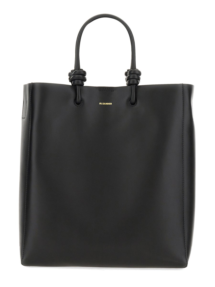 JIL SANDER - MEDIUM LEATHER LAP TOTE BAG - Eleonora Bonucci