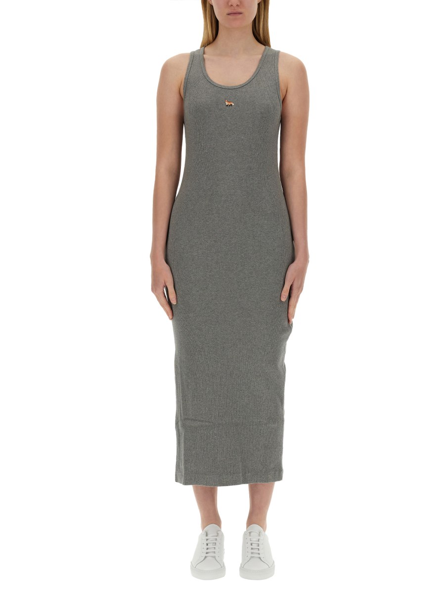 MAISON KITSUNÉ - KNITTED "BABY FOX" DRESS - Eleonora Bonucci