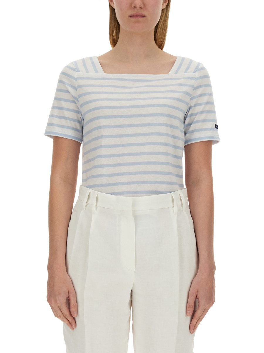 SAINT JAMES - COTTON "PLENEUF" T-SHIRT - Eleonora Bonucci