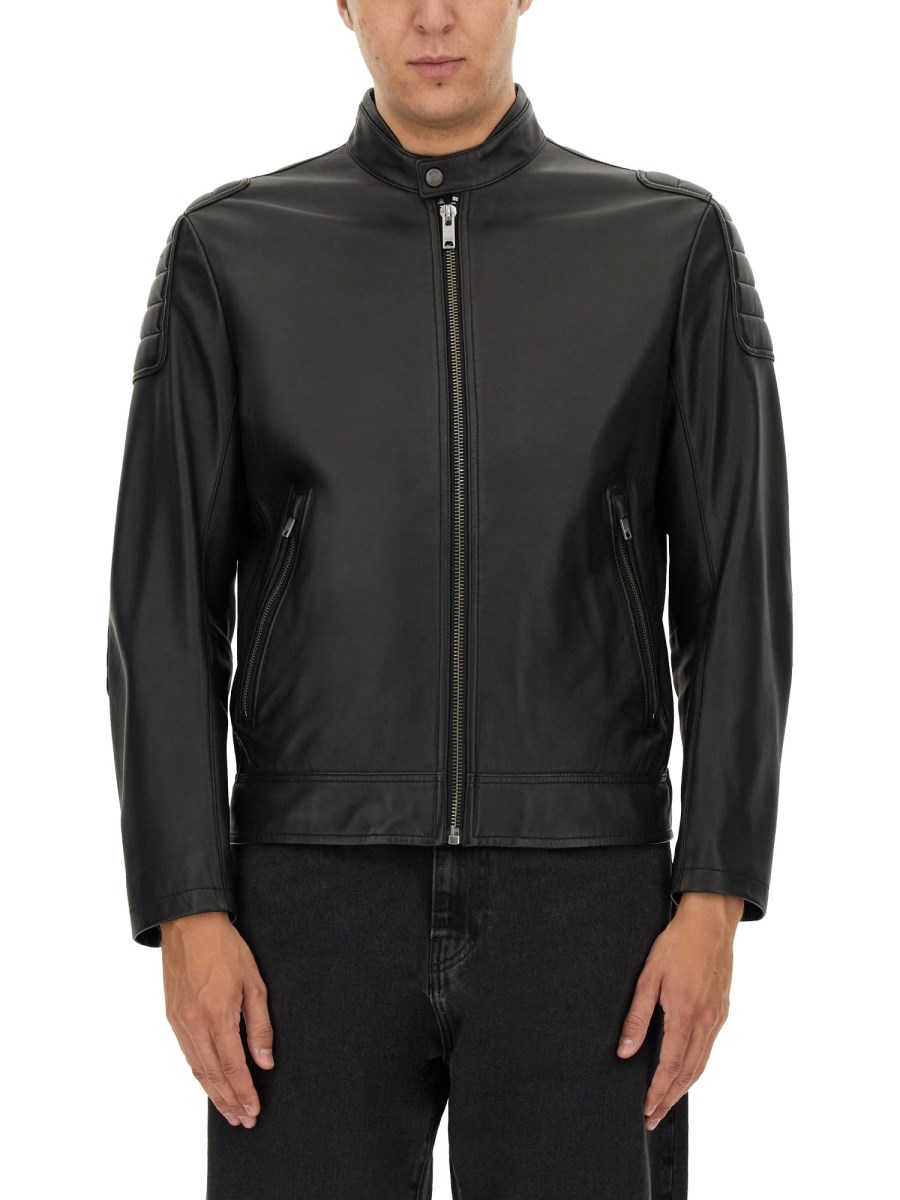 BOSS - LEATHER JACKET - Eleonora Bonucci