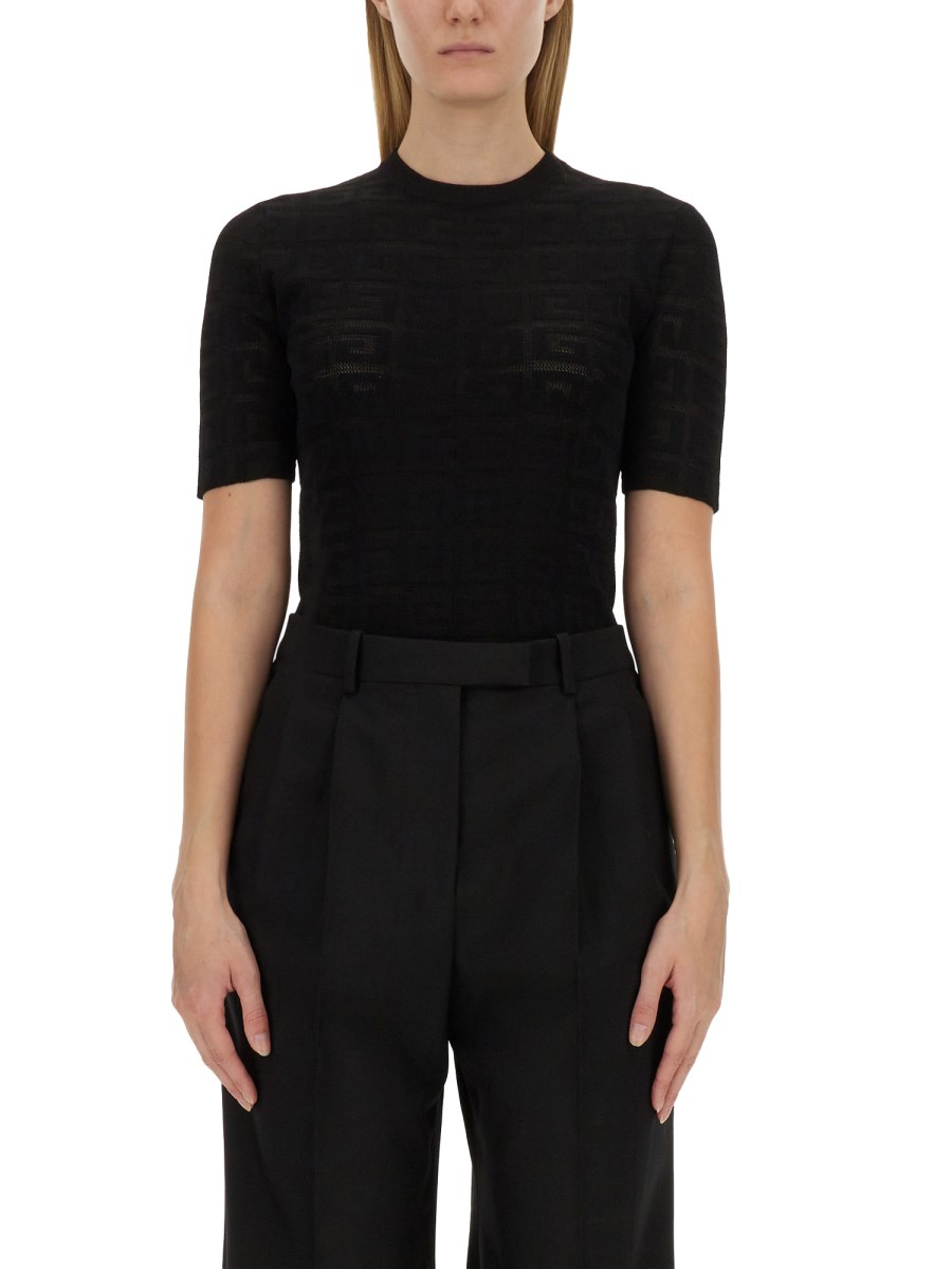 GIVENCHY - 4G JACQUARD PULLOVER - Eleonora Bonucci