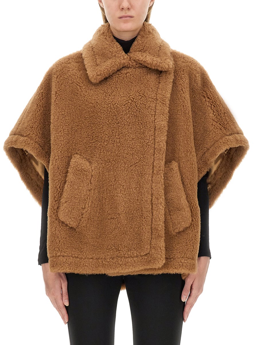 MAX MARA - WOOL "TEBE" CAPE - Eleonora Bonucci