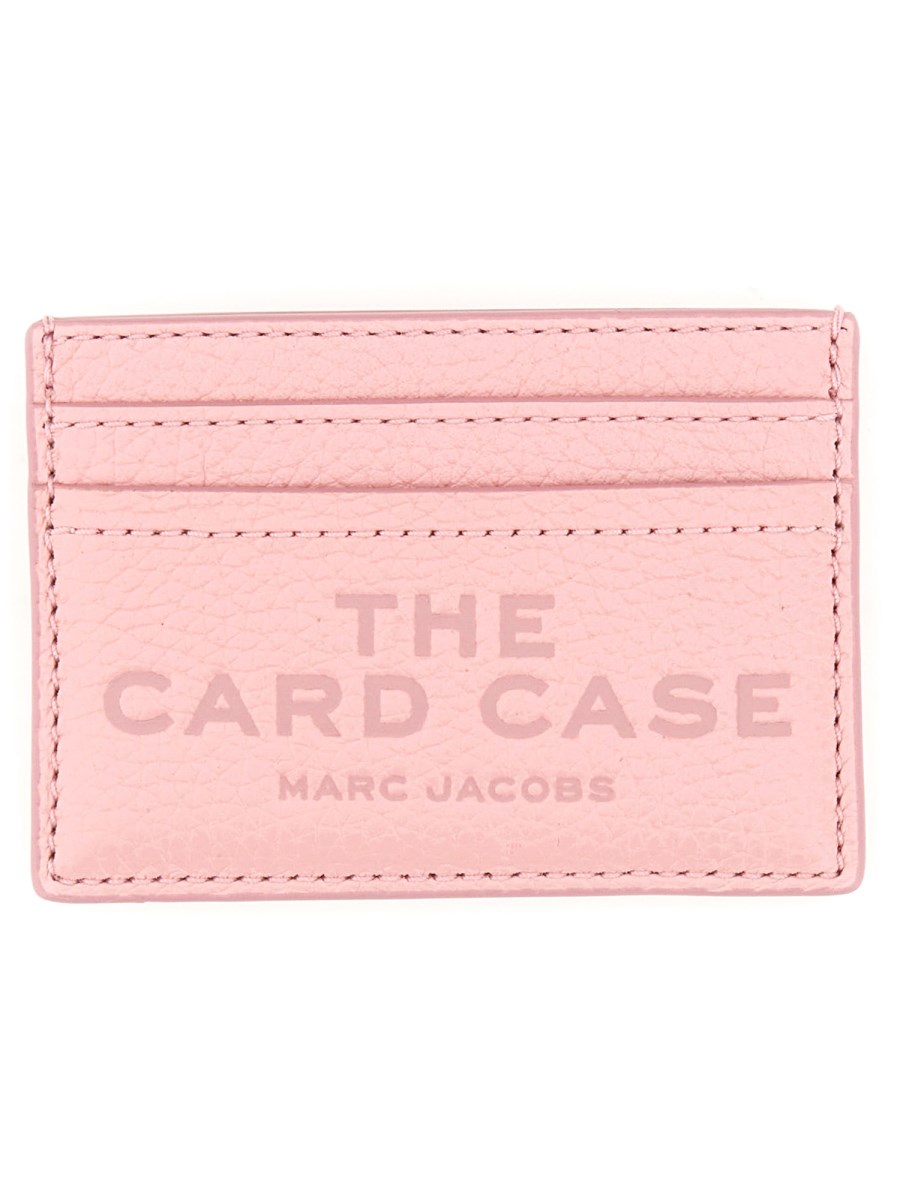 MARC JACOBS - LEATHER CARD HOLDER WITH LOGO - Eleonora Bonucci